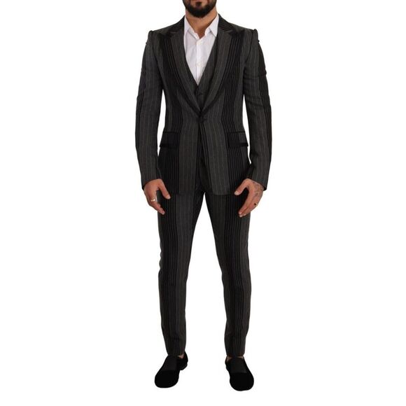 Dolce & Gabbana | Jackets & Coats | Dolce Gabbana Pinstripe Wool ...